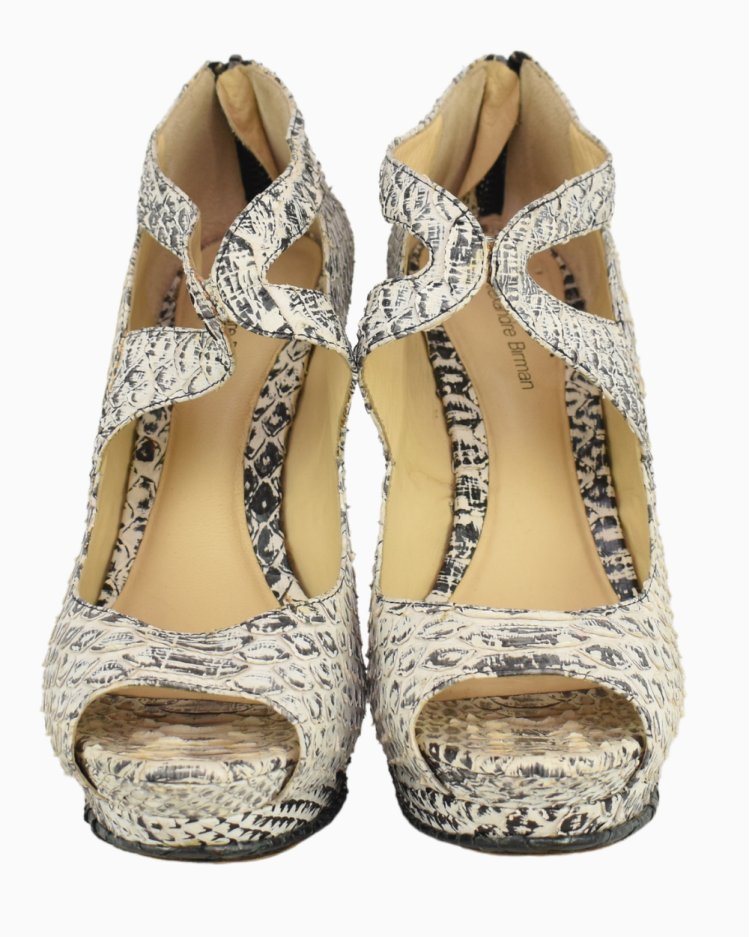 Sandália Alexandre Birman Python Branca
